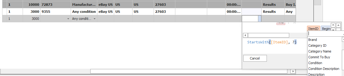 Custom Filter Rules - uBuyFirst