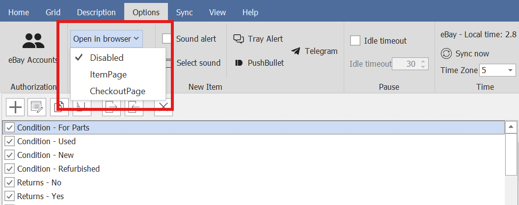 Auto Open New Result in Browser - uBuyFirst
